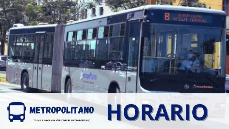 Horario del Metropolitano Lima 2026 – Rutas y Frecuencias